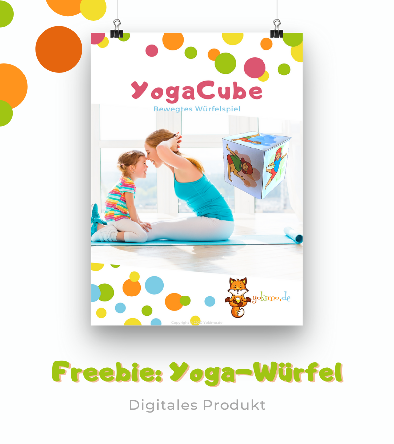 Kinderyoga Cube - Bewegtes Würfelspiel - Yokimo